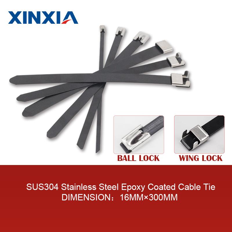 304 Stainless Steel Epoxy Coated Cable Ties (China Trading Company ...