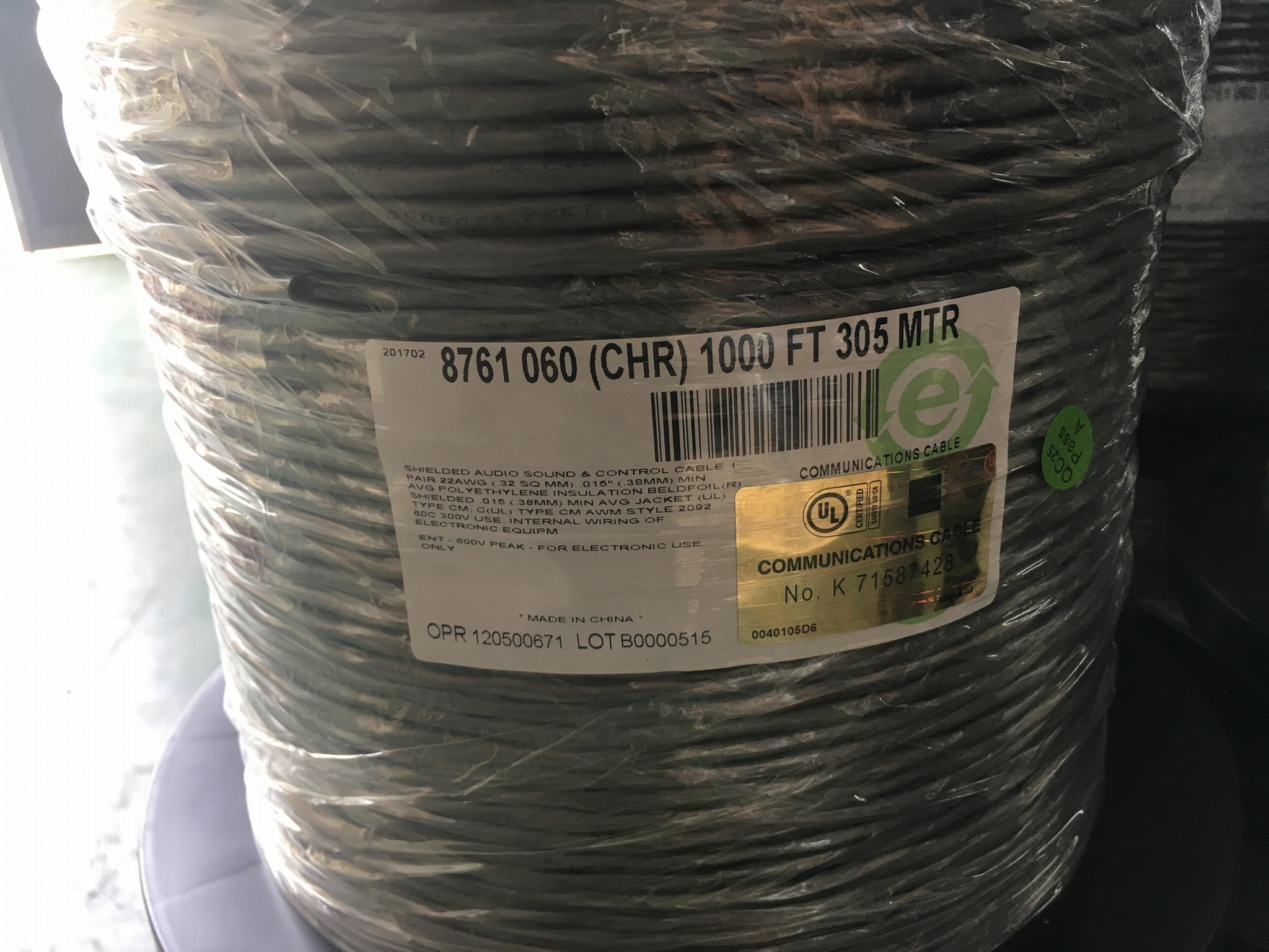 百通屏蔽雙絞線 音頻線儀表控制線1P*22 - 8761 - Belden (中國 上海市 貿易商) - 通訊電纜 - 光纜和電纜電線 產品 ...