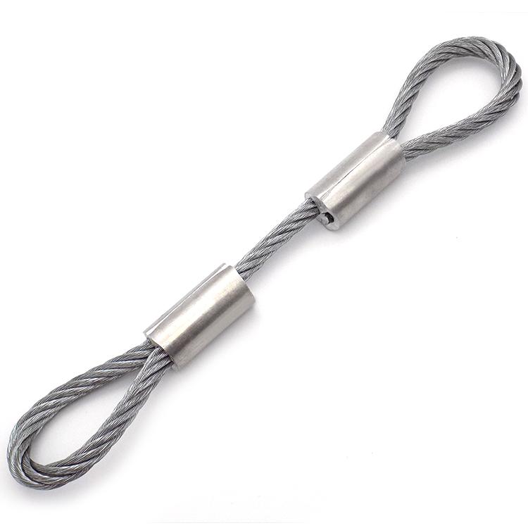 Great Wear Resistance Galvanized Manual Steel Wire Rope Soft Eye Cable ...