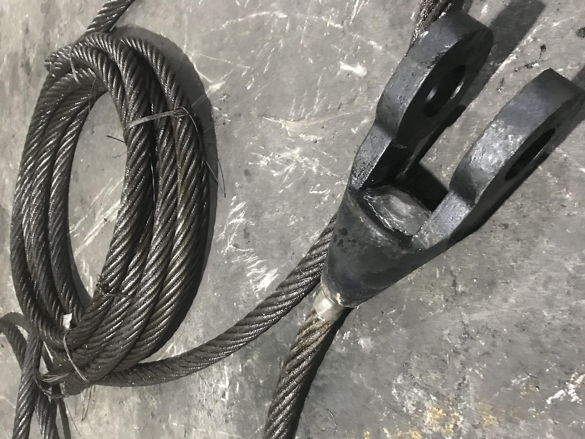 Mechanical Pressed Galvanized Crane Lifting Steel Wire Rope Sling ...