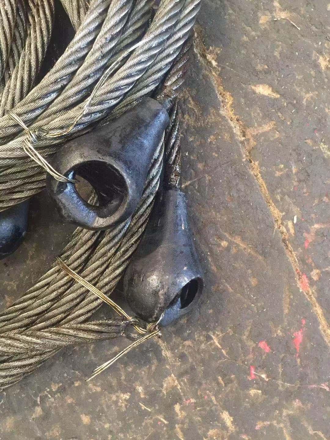 High Strength Galvanized Mooring Socket Steel Wire Rope Sling - Solar ...