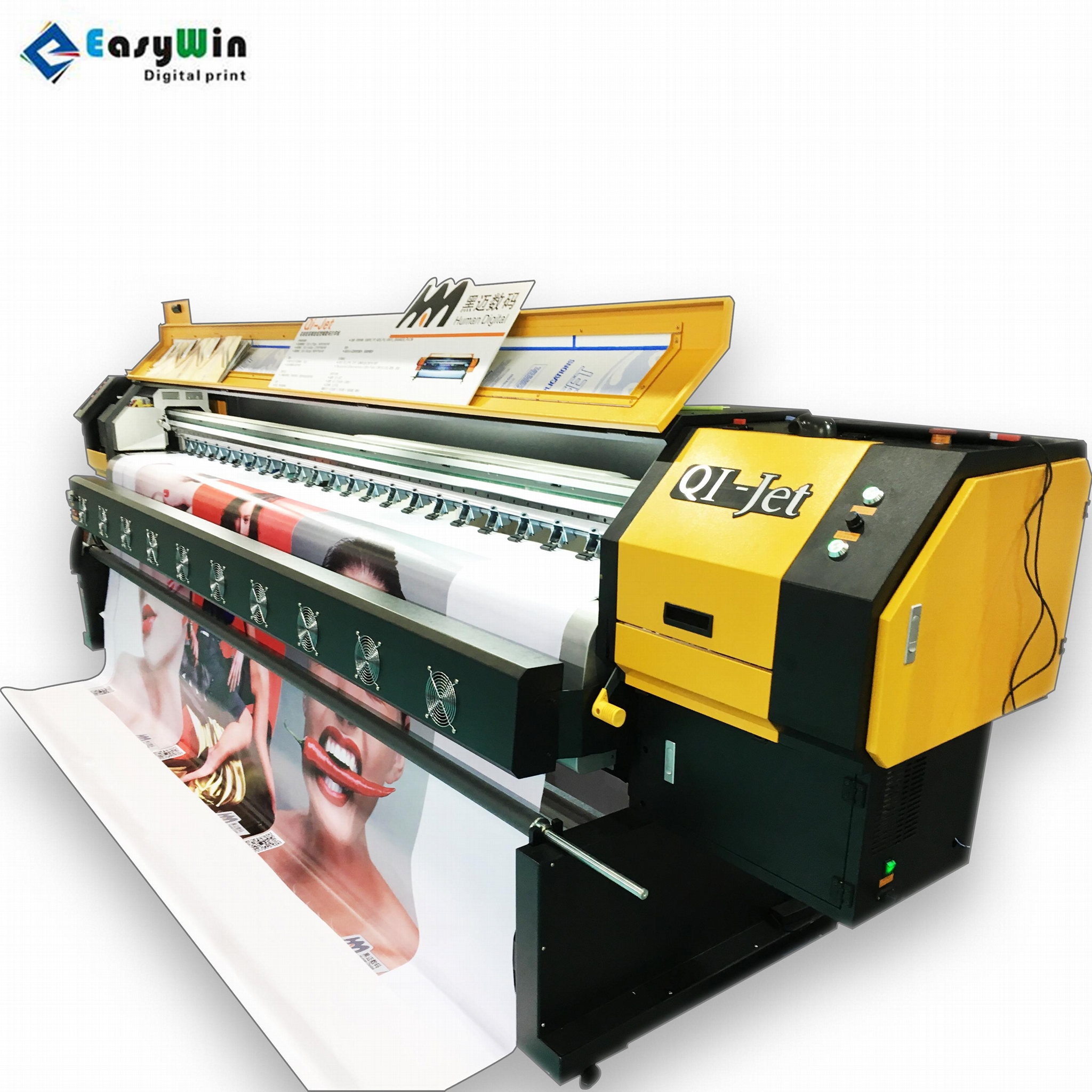 Qi-Jet Solvent Printer with Konica 512i 3.2m Large Format Printing ... Qi-Jet Solvent Printer with Konica 512i 3.2m Large Format Printing ...