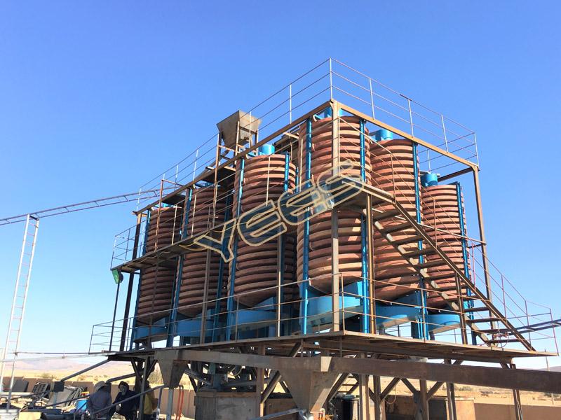 Spiral Gravity Chute Spiral Gravity Separator Wash Plant for Chrome ...