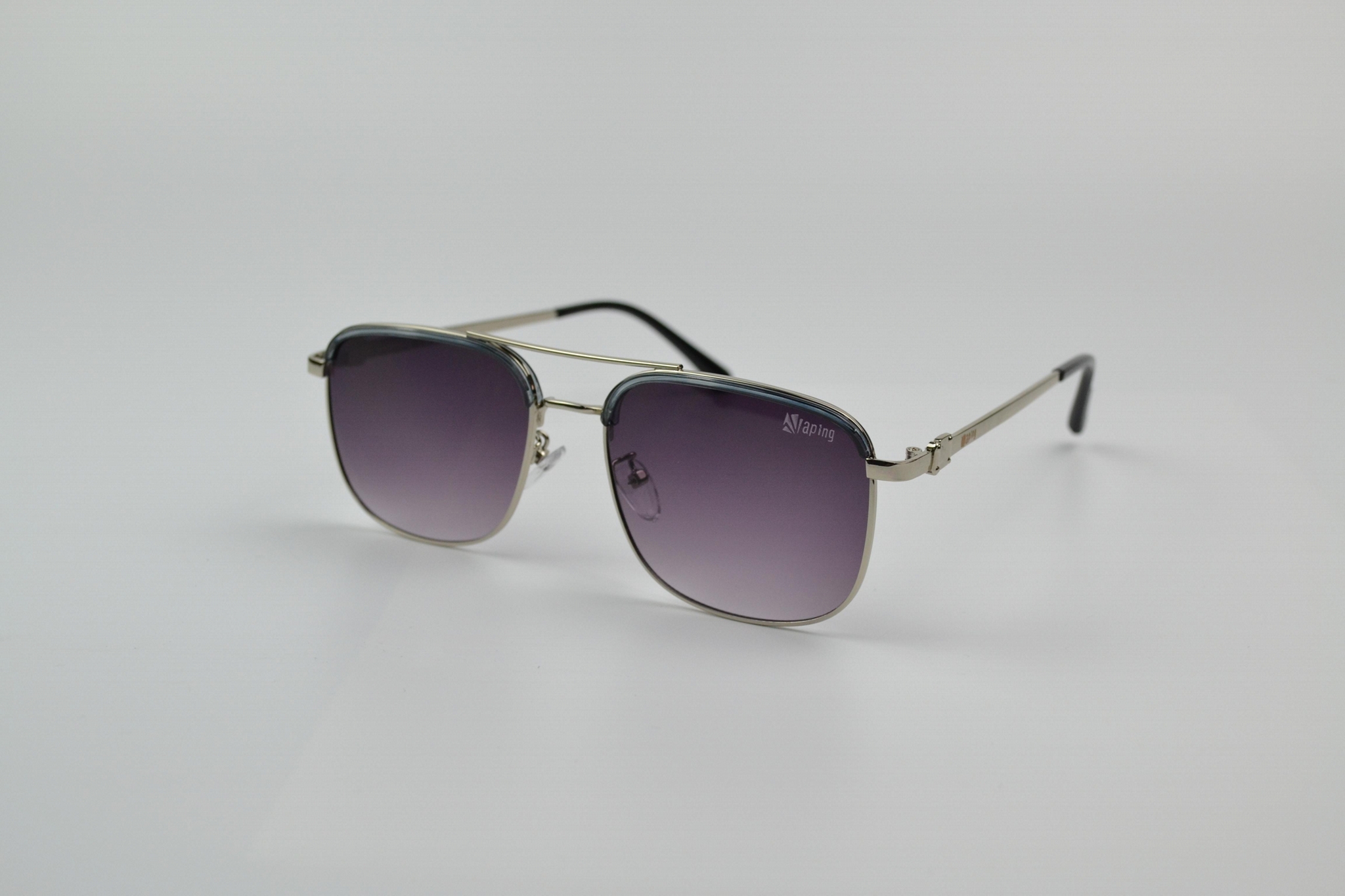 Aping 2182 China High Quality Square Double Bridge Shades Sunglasses ...