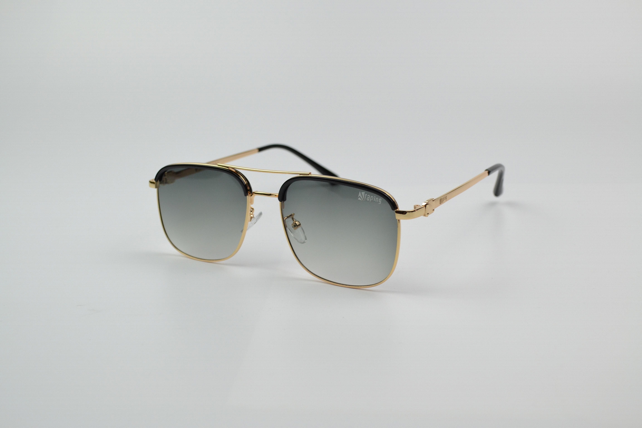 Aping 2182 China High Quality Square Double Bridge Shades Sunglasses ...