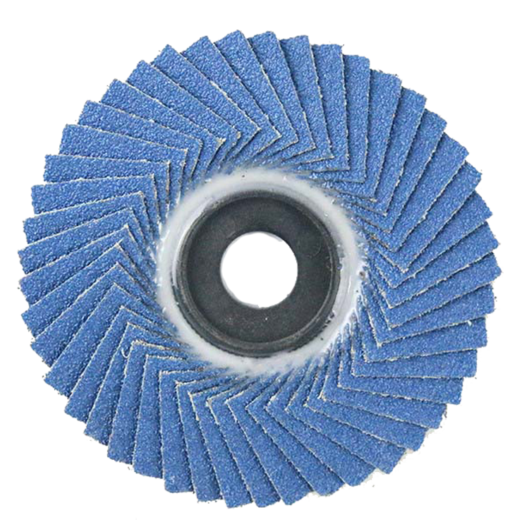 China supply korea flower flexible blue abrasive flap discs - OEM ...