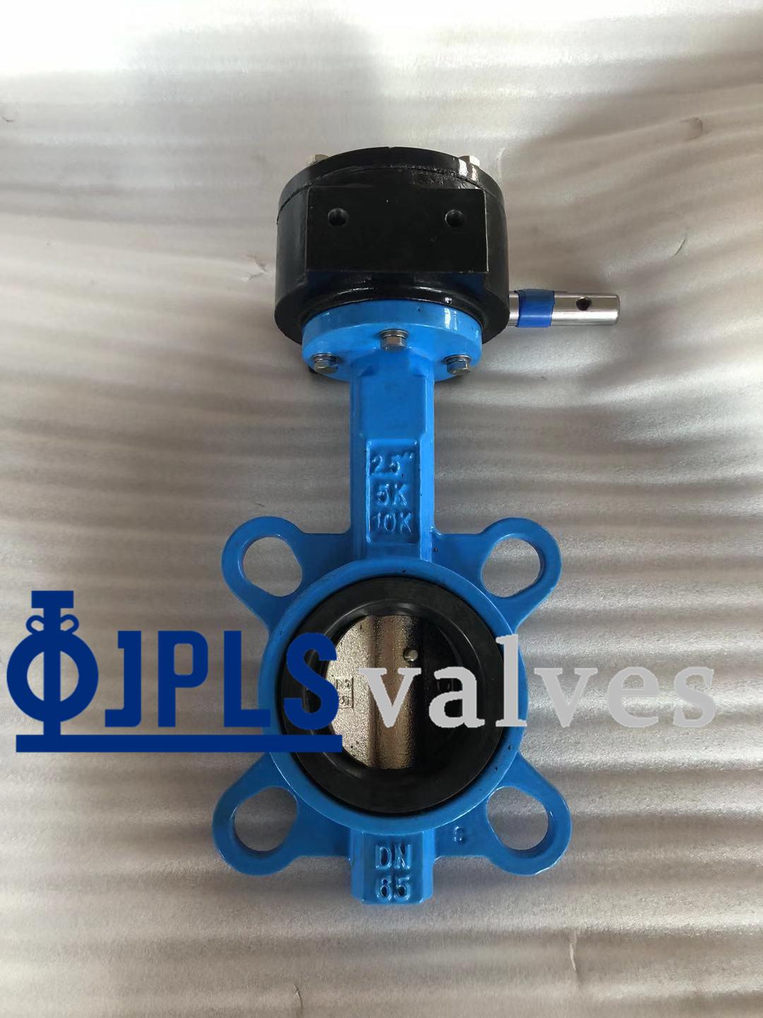 Gear Operated EPDM Seated DI Disc Ductile Iron Body Wafer Butterfly Valves - D371X-10Q - JPLS ...