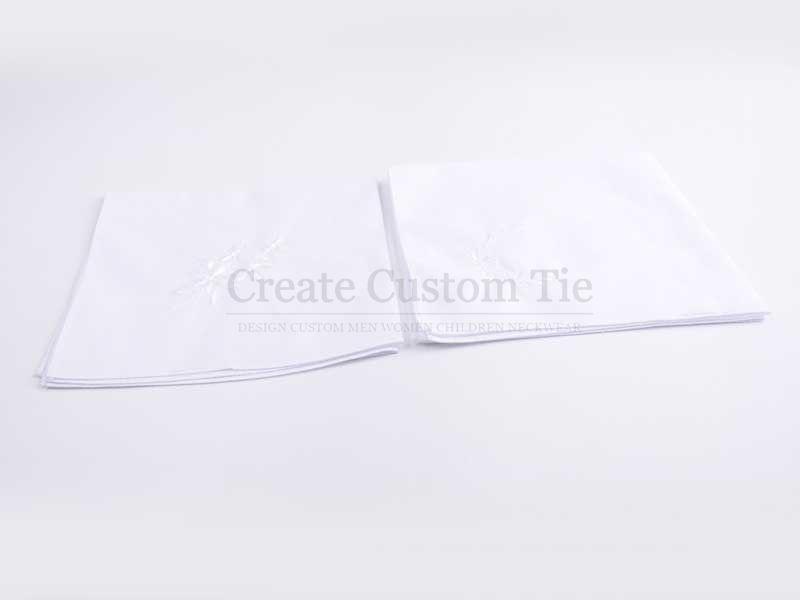 Custom Linen Print Pocket Squares custom embroidery pocket square ...