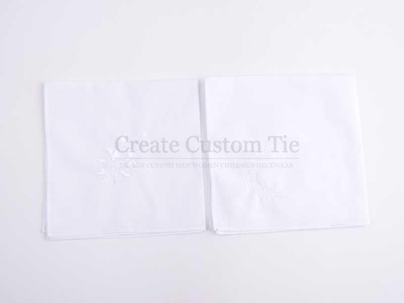 Custom Linen Print Pocket Squares custom embroidery pocket square ...