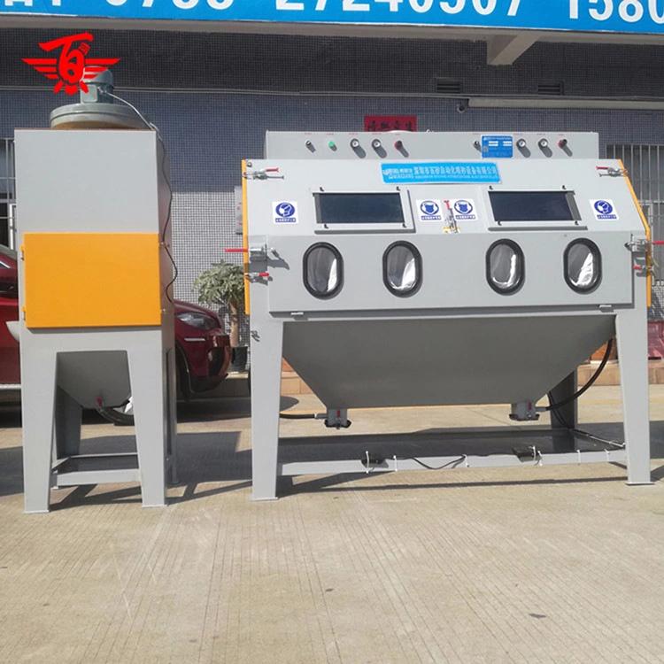 Double station manual sand blasting machine - HC2010-2B - HUCHUANG ...