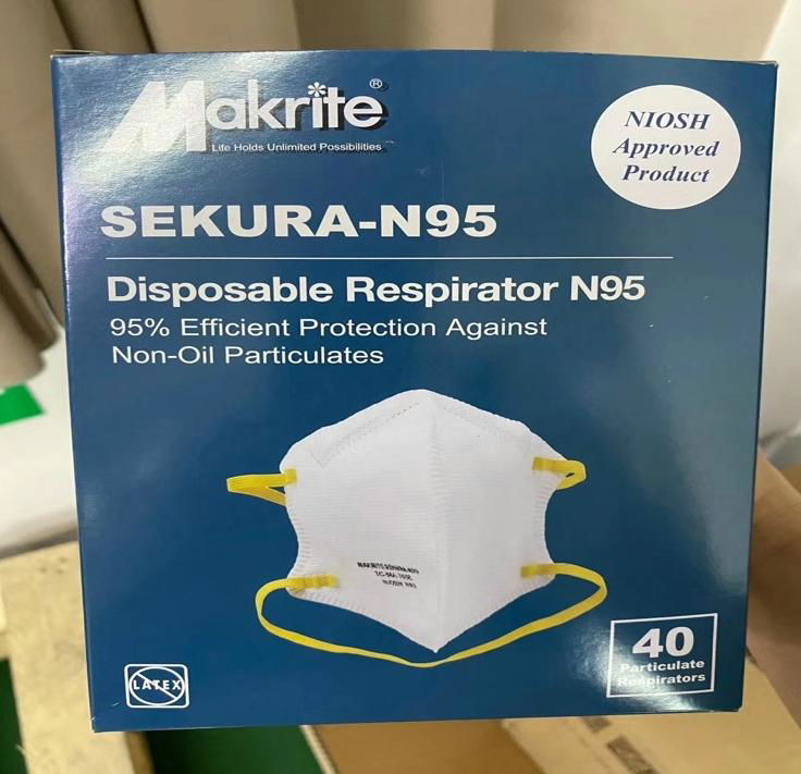 Makrite Reusable Washable Cotton Breathable N95 Face mask with ...