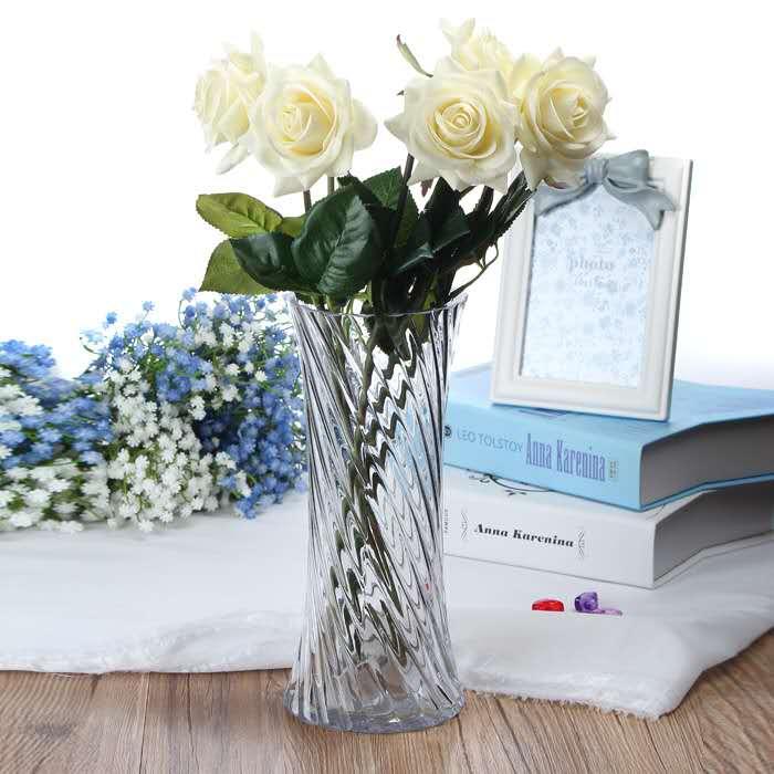 Clear glass decoration flower vase - HC (China Manufacturer ...