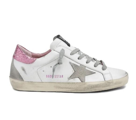 GGDB Super-Star pink Sequin Sneaker GOLDEN GOOSE Women Logo marked ...