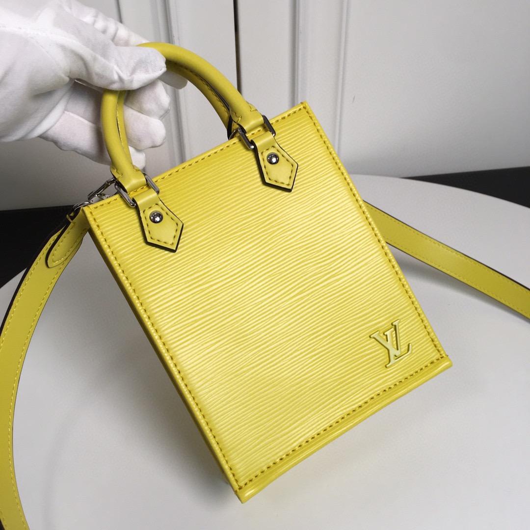PETIT SAC PLAT Bag ellow epi leather small bag (China Trading Company ...