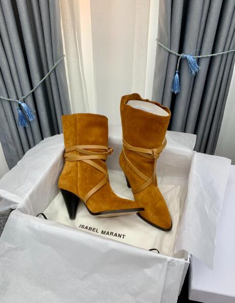 Isabel Marant Siane suede knee-high boots Isabel Marant Lophie rope ...