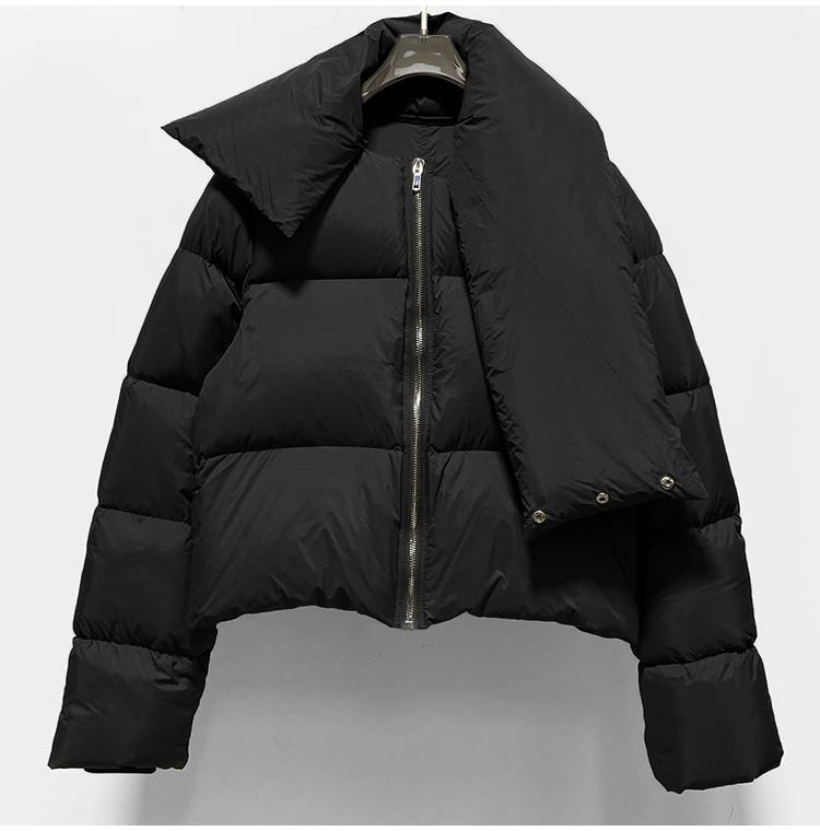 Rick Owens funnel high-neck puffer jacket Rick Owens Puffer Jackets for ...