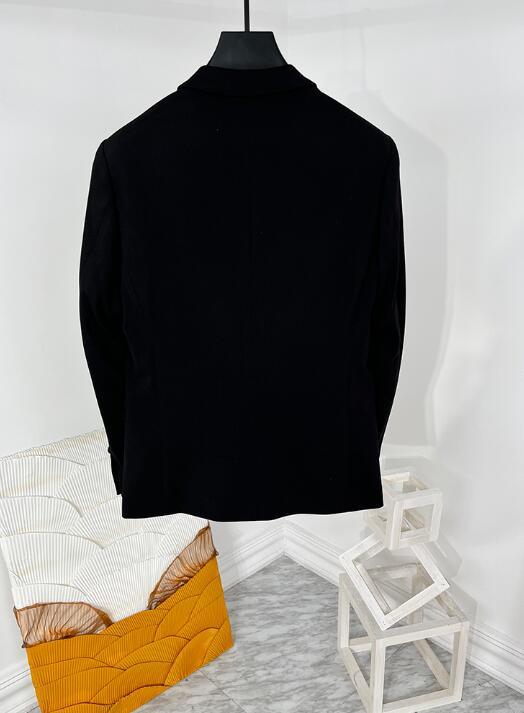 Men Safety Pin Suit black wool gold Medusa blazer Jacket (China Trading ...