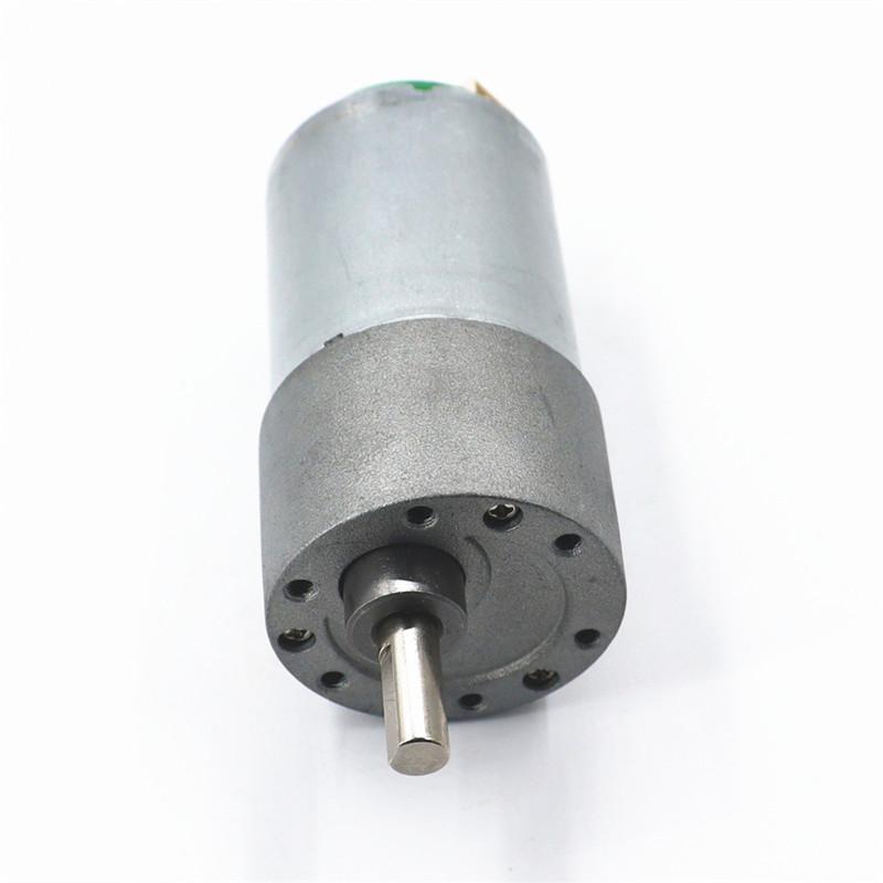 Mini DC Gear Motor 12V 24V D Shaft 37mm Gearbox Motor Reduction Small ...