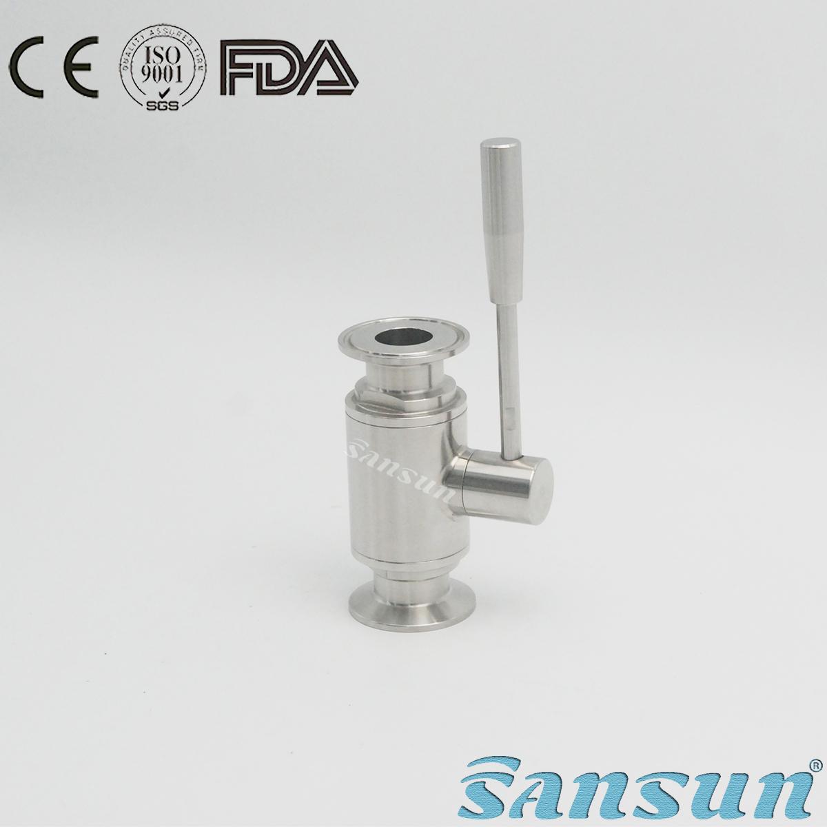 Food grade stainless steel ball valve direct way straight ball valve ...