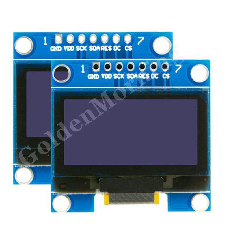 Fast Shipment 7 Pin 128x64 White SPI ssh1106 1.3 Inch OLED Display ...