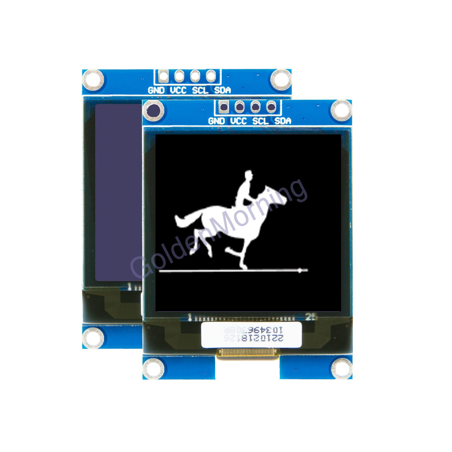 SSD1327 128x128 White Monochrome I2C 1.5 OLED Display Module OLED 1.5