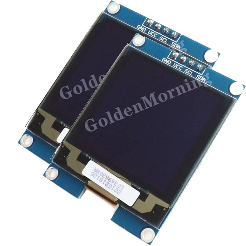 SSD1327 128x128 White Monochrome I2C 1.5 OLED Display Module OLED 1.5 ...