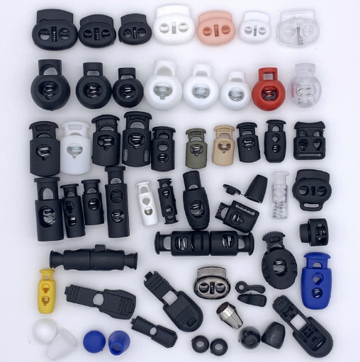 Plastic Spring Cord Lock Stoppers 2 Hole Pig Nose Rope Stopper - XL ...