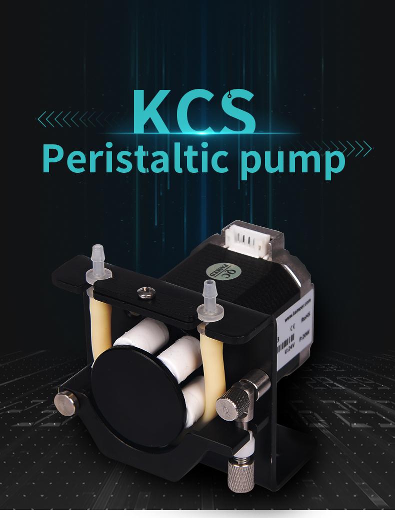 Kamoer KCS High precision small stepper motor peristaltic pump with silicone tub (China ...