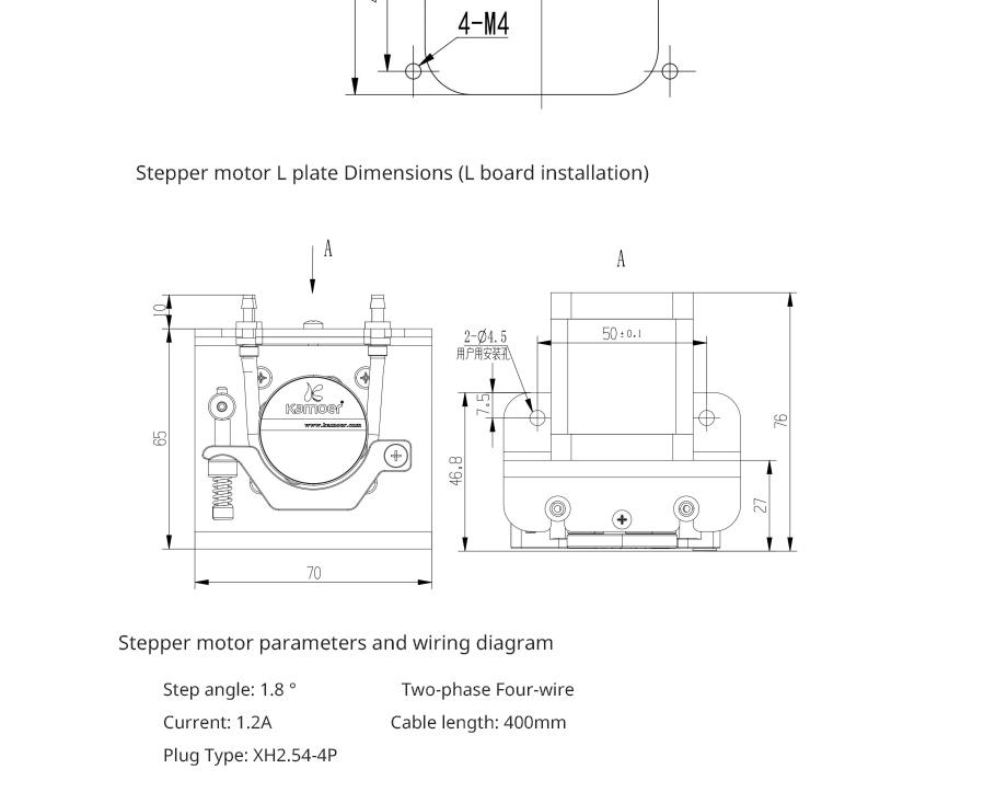 Kamoer KCS Plus 12V DC Peristaltic Medical Electric Water Pump With Mini Stepper - KCS PLUS ...