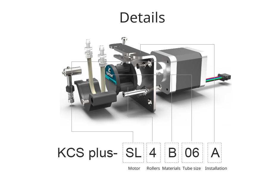 Kamoer KCS Plus 12V DC Peristaltic Medical Electric Water Pump With Mini Stepper - KCS PLUS ...