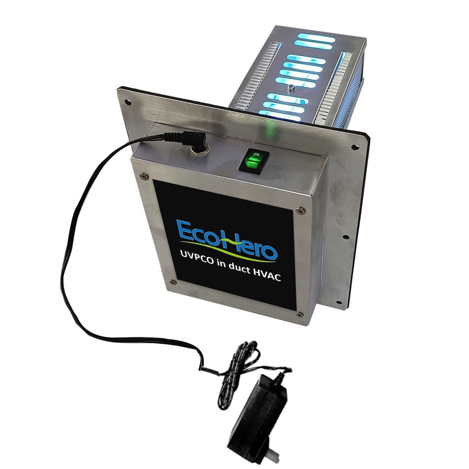 UVPCO Cell ecohero HVAC UV system ac in duct Air Purifier with Power ...