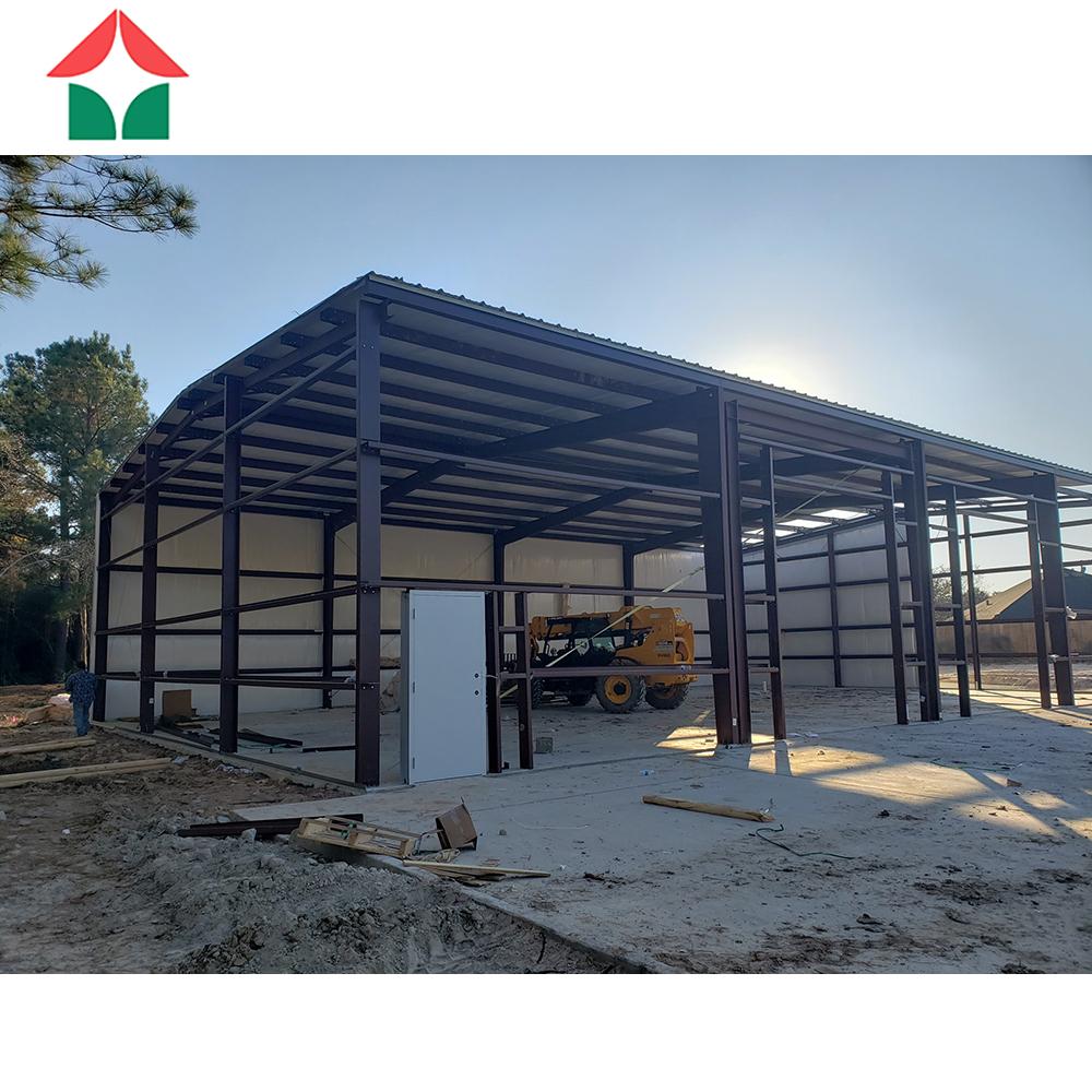 frame shed workshop warehouse steel structure wide span light steel ...
