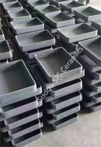 RSiC Crucible Sagger box by recrystallized silicon carbide - RSiC ...