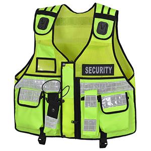Hi Viz Tactical Vest Security Reflective Safety Vest With for ...