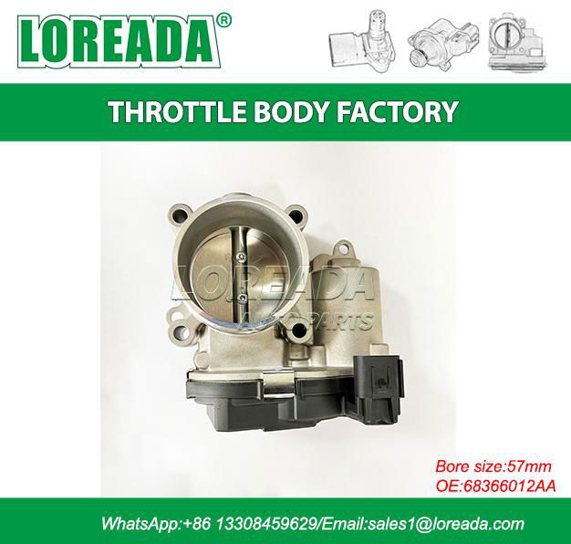OEM 57mm Fuel Injection Throttle Body for Dodge JEEP CHR ER 68366012AA ...