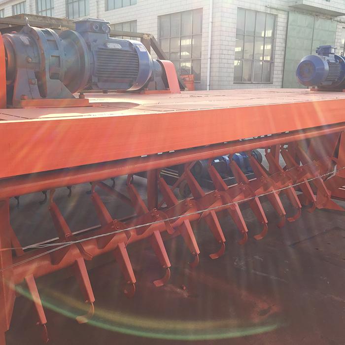Cow manure straw fermentation groove type compost turner machine ...