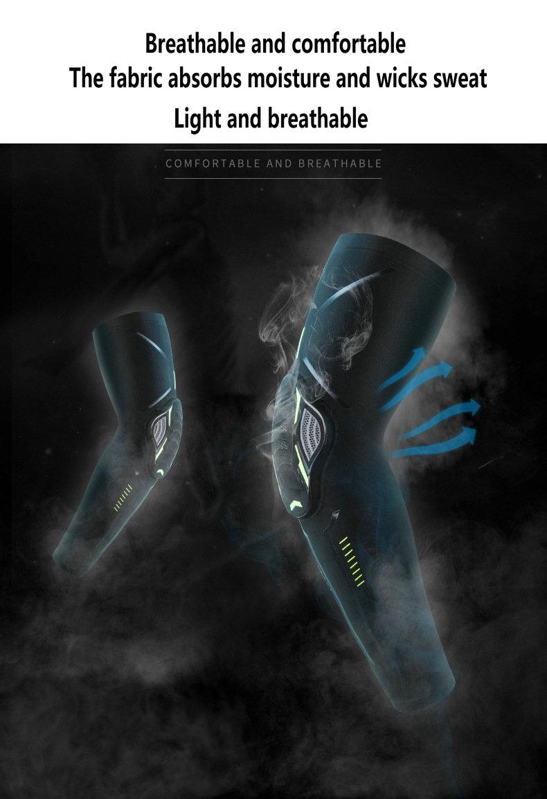New Sports Arm Guard Cuff Honeycomb Anti-collision Pressure Elbow Joint ...