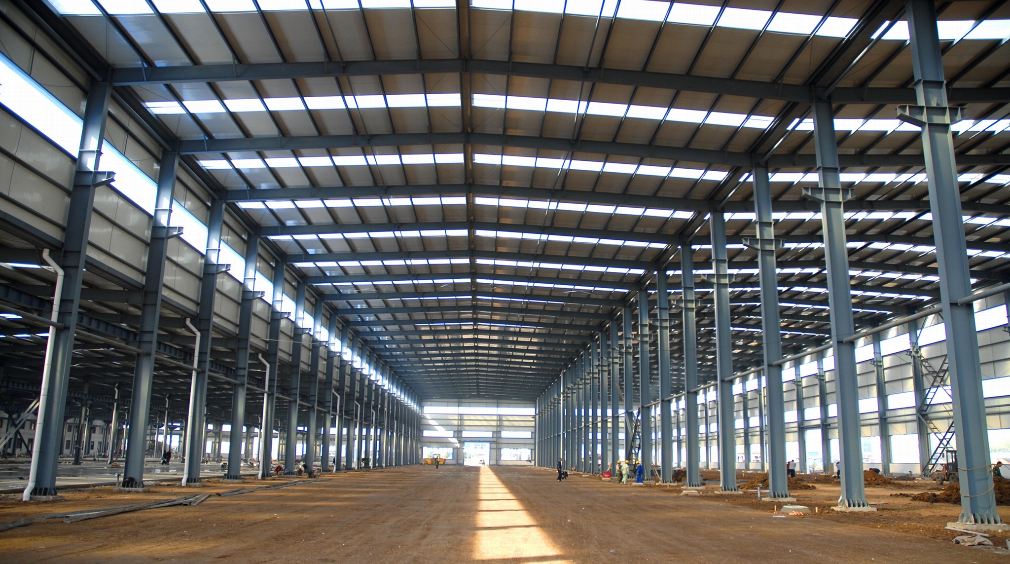 large span Space frame light gauge steel structure gable frame ...