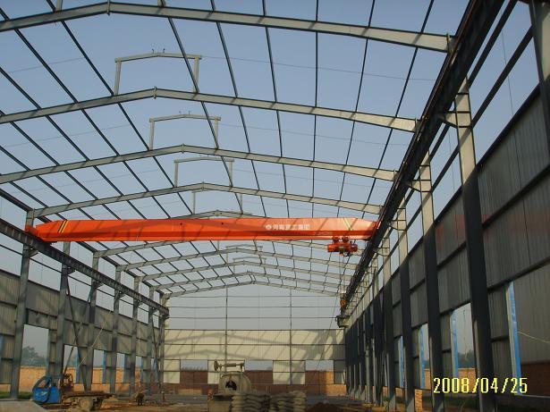 large span Space frame light gauge steel structure gable frame ...