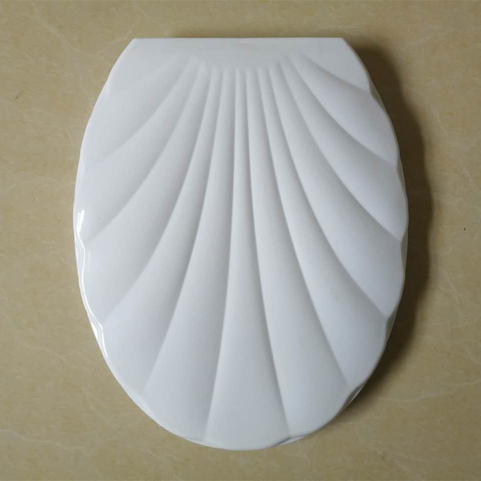 Shell Shape Toilet Seat Cover Good White Toilet Seat Bathroom Fast ...