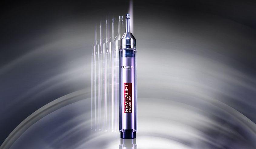 Gold foil water light needle essence collagen smear hyaluronic acid ...