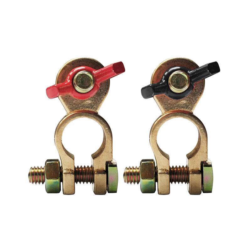 Auto brass unival battery terminal top post cable connector clamp - BBT ...