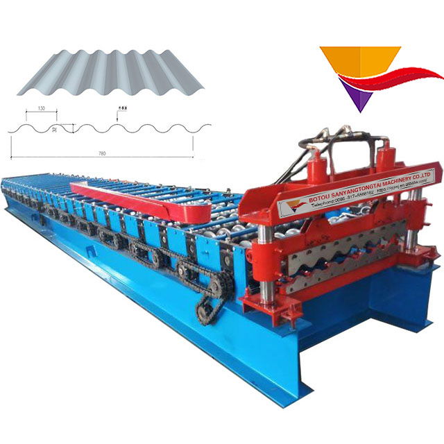 780 Corrugated Profile Roll Forming Machine - SYTT (China Manufacturer ...