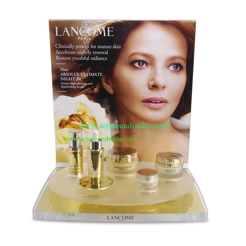 Luxury Clear Acrylic Holder | Skincare Display - Acrylic Display Stand ...