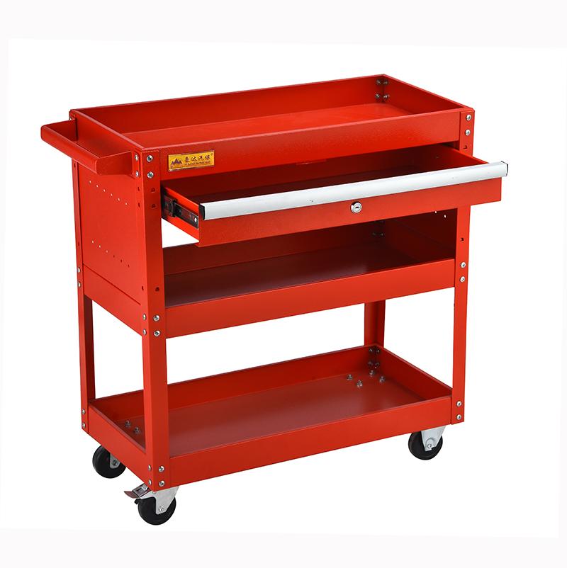 3 Layer Hand Tool Cart Service Trolley with Drawers Workshop Garage ...
