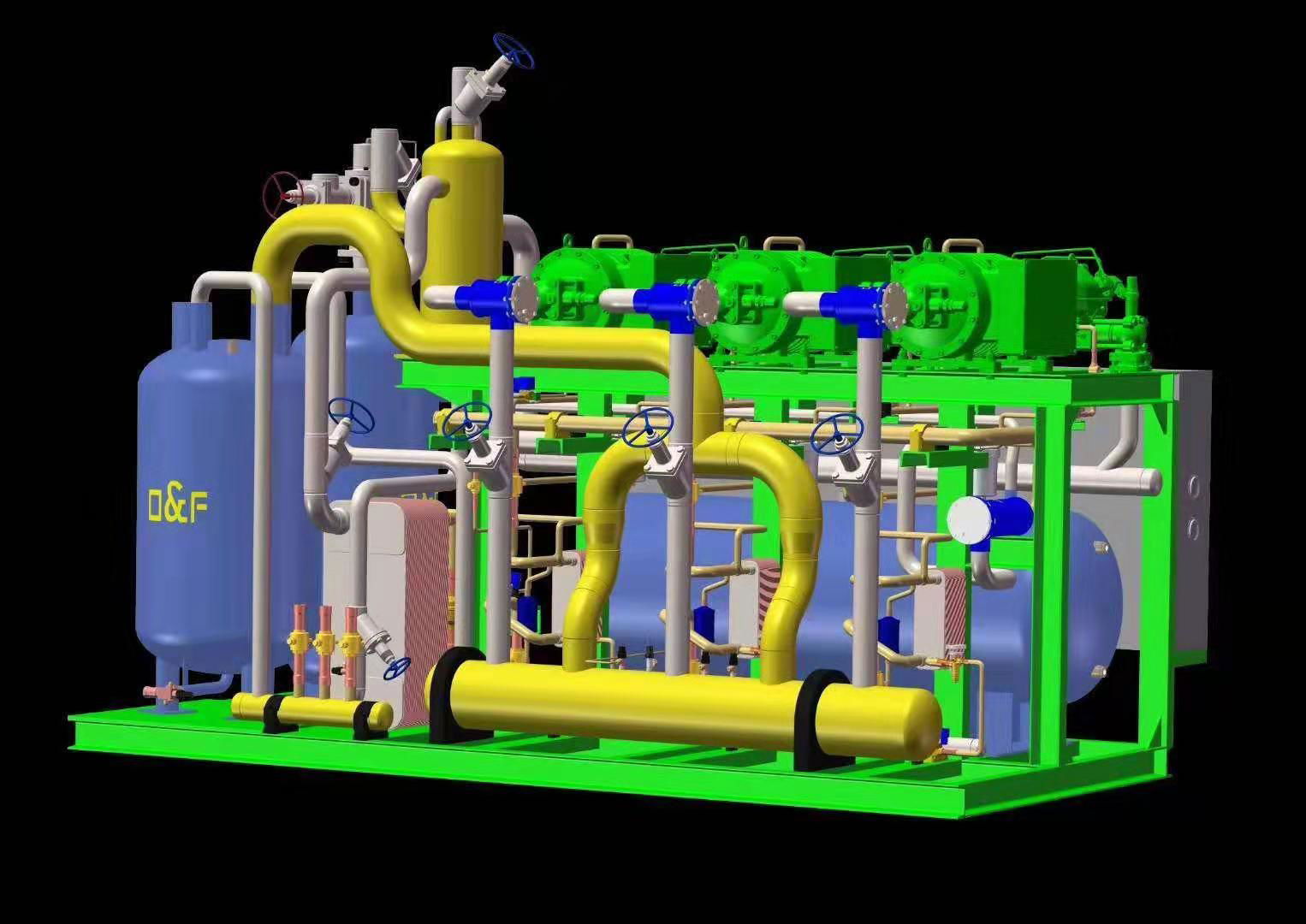 Refrigerating units for ice maker machine and water chiller ice room ...