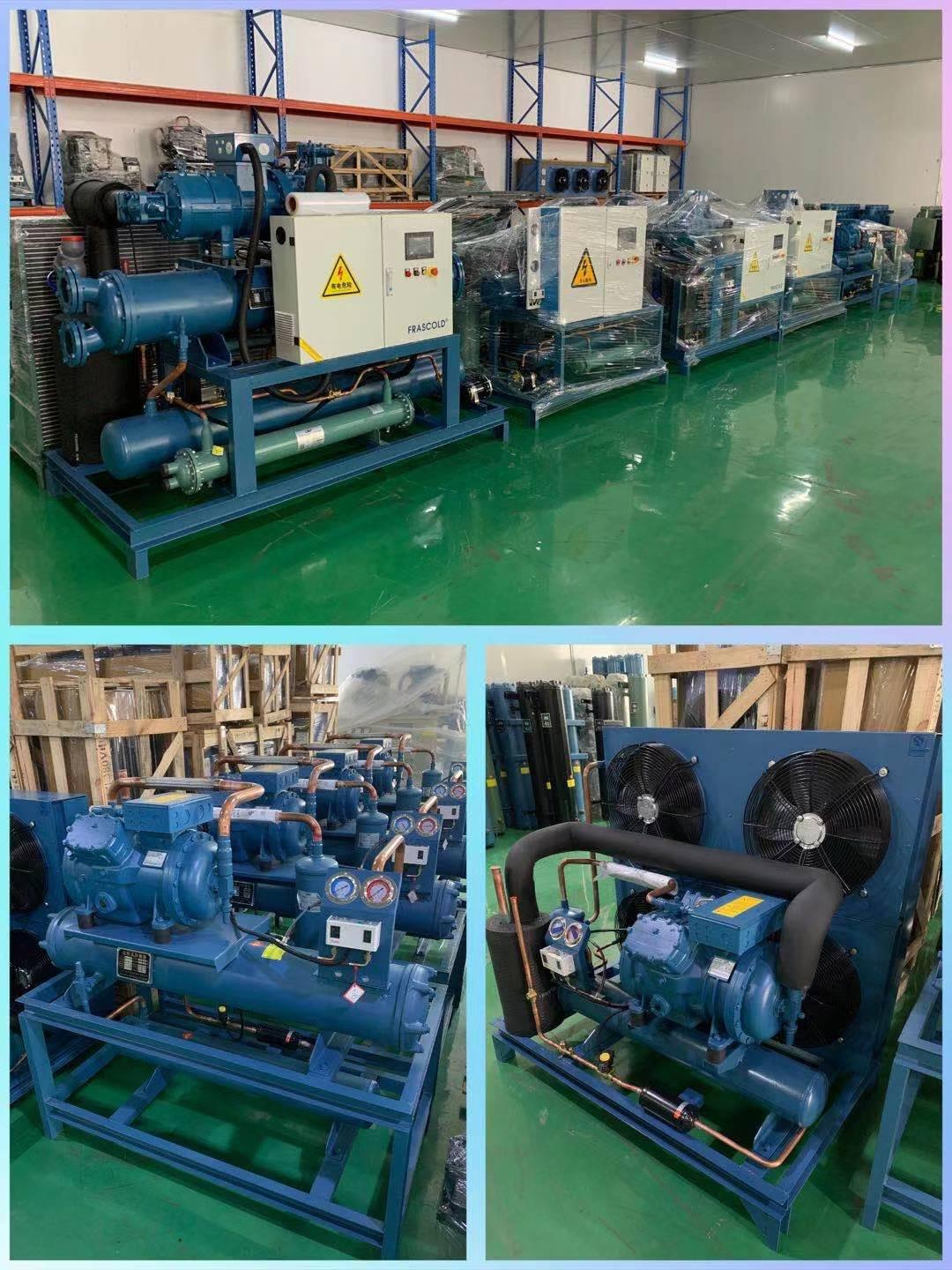 Refrigerating units for ice maker machine and water chiller ice room ...