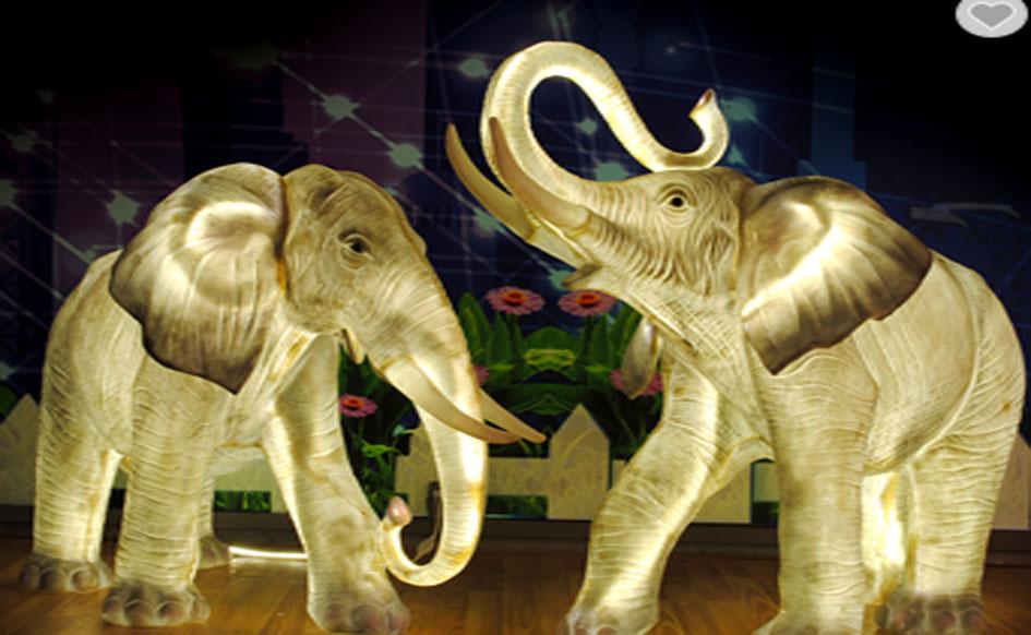 Elephant-shaped Lantern - xinyi (China Manufacturer) - Other Arts ...