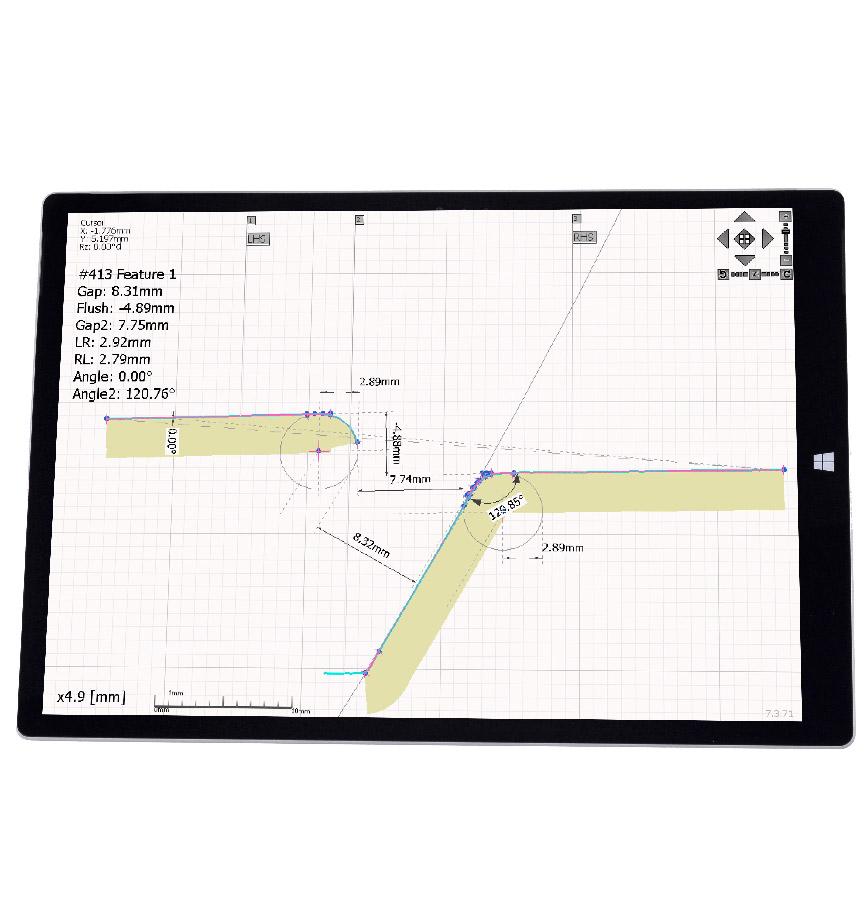 THIRD DIMENSION GAPGUN PRO laser gap measuring instrument - Pro2/T60V ...