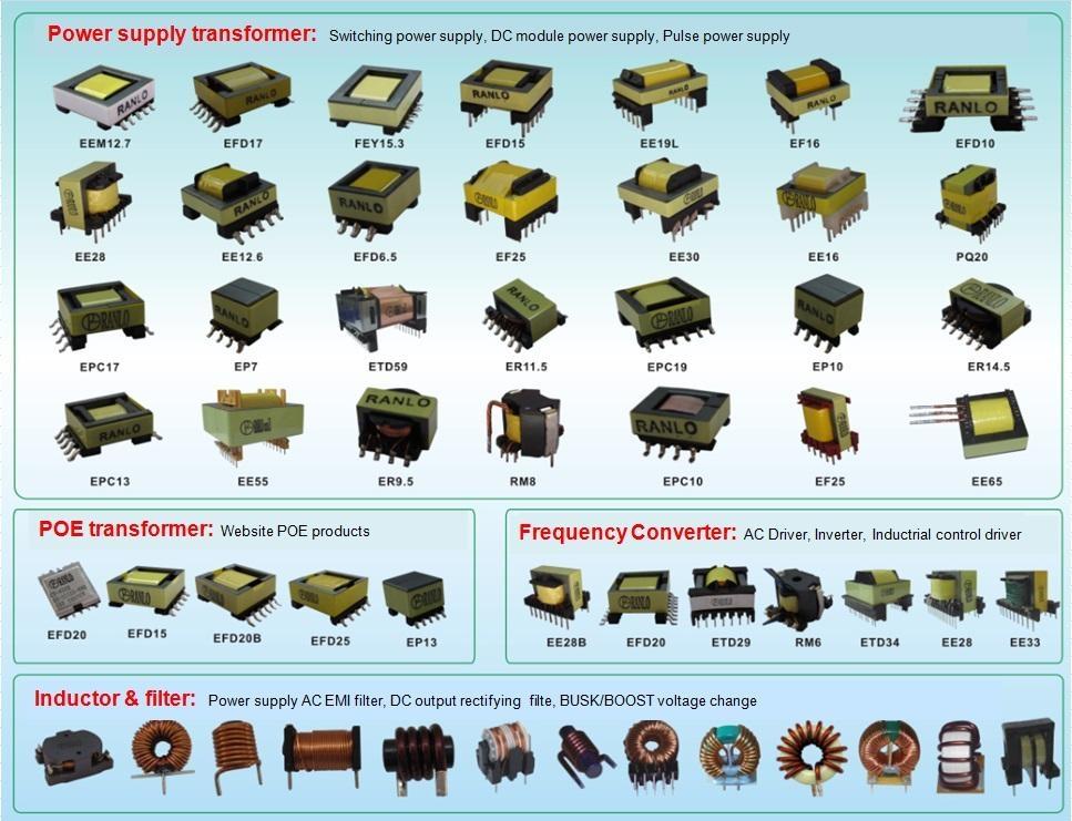 EE28 EI28 vertical 9+9pin high frequency ferrite core power supply transformer - VECDO (China ...